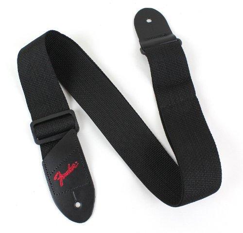 フェンダー Fender Economy Strap RED 2" Black Polyester Logo Straps ギターストラップfender ストラップ