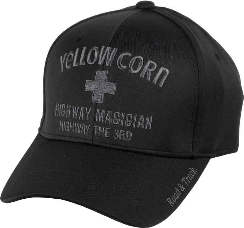 イエローコーン(Yellow Corn) YC YC-013CAP BK/GM Free通気性のあるライダーズキャップ