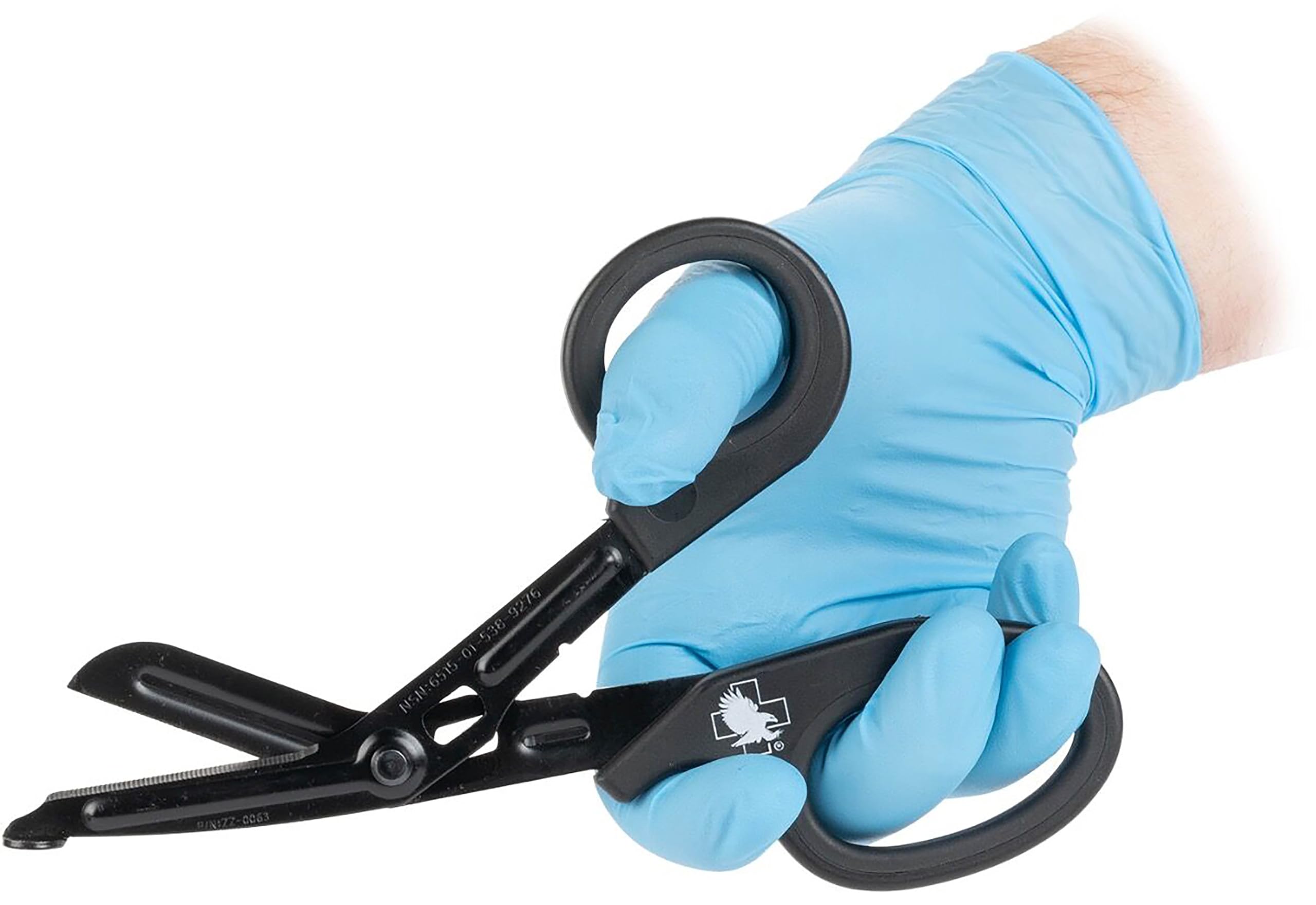 北米レスキュートラウマハサミ 7 1/4。ブラック。North American Rescue Trauma Shear, 7 1/4" / Trauma Shears