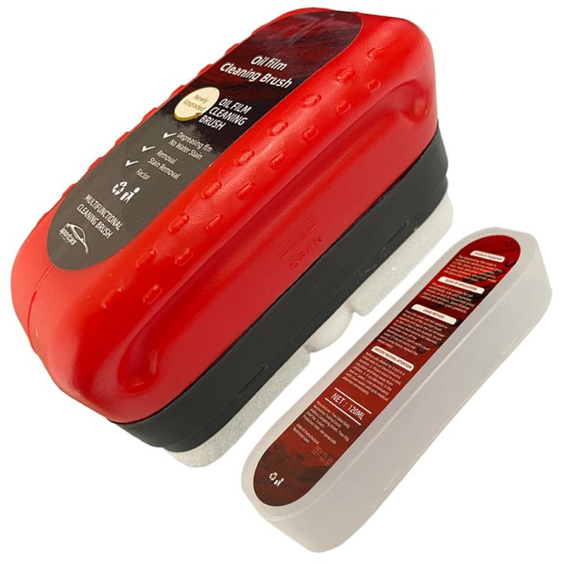 HYILUFEI 車油膜取りブラシ 油膜取り車ガラス 車窓クリーナー 視界鮮明 透明度/視認性向上 使用簡単ガラスコーティング 船舶 オートバイ 汎用長期間の保護：車油膜取りブラシ、当社の自動車用撥油フィルムクリーニングブラシは、フロントガ...