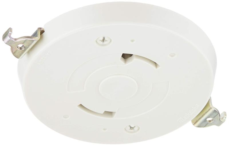 引掛埋込ローゼットボディ定格:6A-125V適合電線:VVF φ1.6 φ2.05kgを超える照明器具はハンガーで必ず重量保持をしてください。10kg以上の器具は取り付けできません。