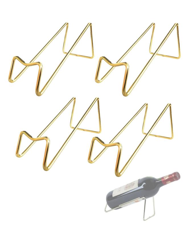 SAKIRABITO ワインホルダー ワインラック ワインスタンド 1本 斜め ステンレス 4個セットワインホルダー ワインラック