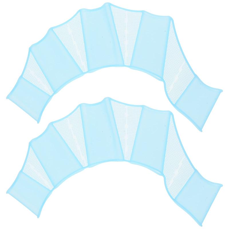 PATIKIL 水泳訓練用手袋 パドル 水泳用手袋 水かき カエル型 耐水性 水上練習補助 シリコン ブルー L 1ペアカラー：ブルー; 素材：シリコン; サイズ：L; 外径：280 mm; 全体サイズ：190 x 65 mm(L*W); ...