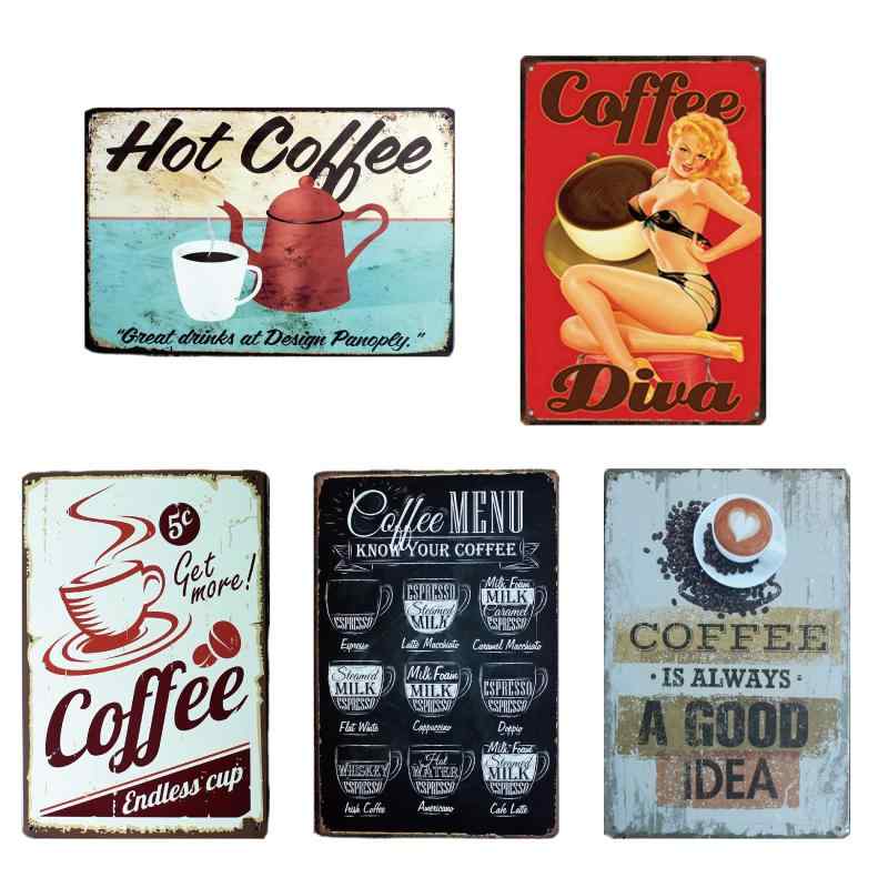 Lanx. ブリキ 看板 メタルプレート アメリカン ヴィンテージ風 壁飾 レトロ 雑貨飾り メタル 雑貨 壁飾り アンティーク【サイズ・材質】サイズ：20x30cm 重さ：150g /枚 5枚セット 材質：ブリキ【商品詳細】看板の四隅には...