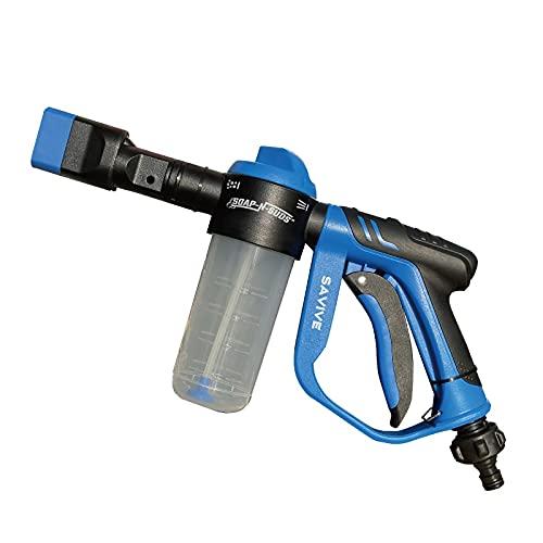 フォームガン プロ SAVIVE 洗艇 洗車 泡洗車 塩害腐食防止剤 メンテナンス 船舶 水上オートバイ 自動車 バイク ボート SV-FG01コンプレッサー不要。一般的なガーデンホースアダプターに直接接続するだけで、手軽に泡洗浄を楽しめま...