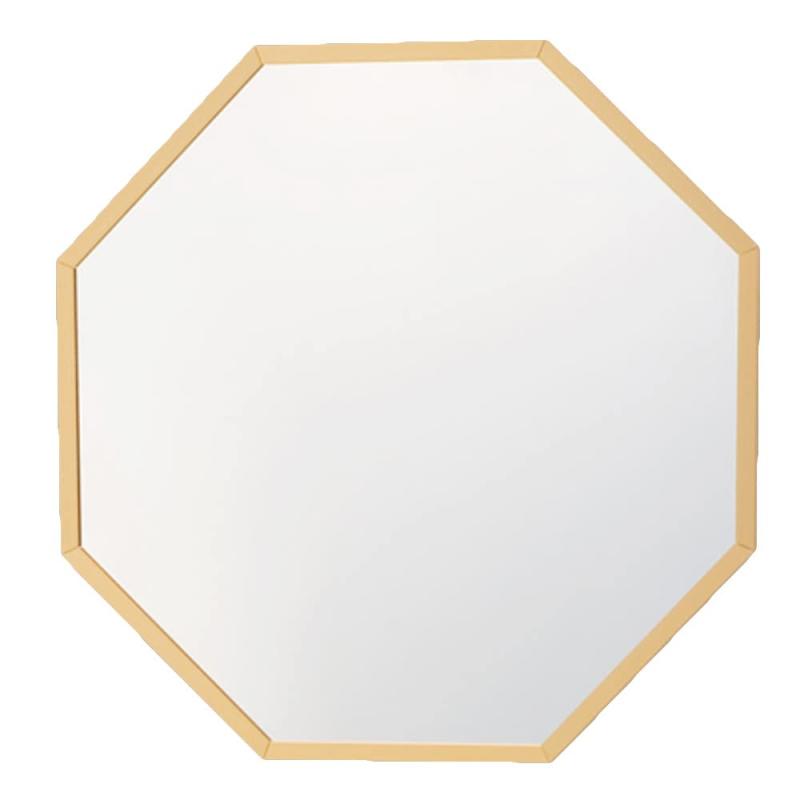 パラデック Octam 八角形 ウォールミラー L ゴールド OCM-37サイズ:約W37×D1.3×H37cm重量:約1100g材質:ミラー、MDF、PS樹脂原産国:日本