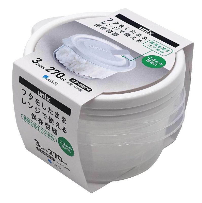 アスベル Asvel3705UnixフードコンテナRd-M3個蓋をしたまま加熱でき、冷凍にも最適です。様々な食材の仕入れに 抜群の電子レンジ容器積み重ねて収納でき、場所をとりません。高品質のポリプロピレン素材を使用。耐熱温度140度 耐冷温...