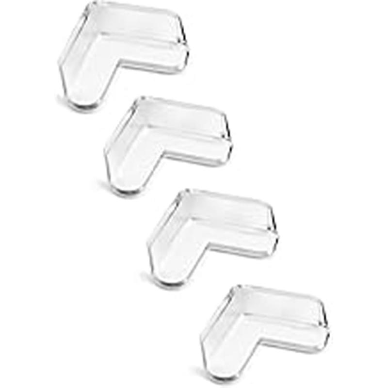 コーナーパッド コーナーガード 赤ちゃん 高齢者 コーナーガード 透明 家具 テーブル 柱 衝突防止 怪我防止 転倒防止 地震対策 家具の角を保護 L字 4枚入り安全保護設計：伸縮性のある緩衝材を採用し、家具（テーブル、本棚など）の鋭い角に...