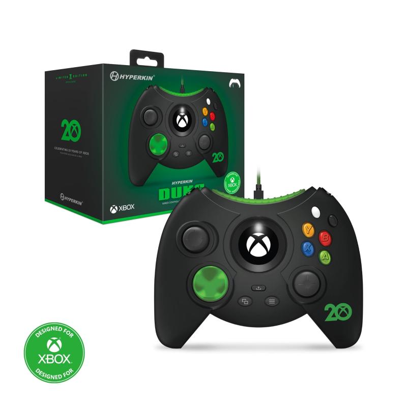 Hyperkin Duke Wired Controller for Xbox Series X|S/Xbox One/Windows 10 (Xbox 20th Anniversary Limited Edition) - Variati...