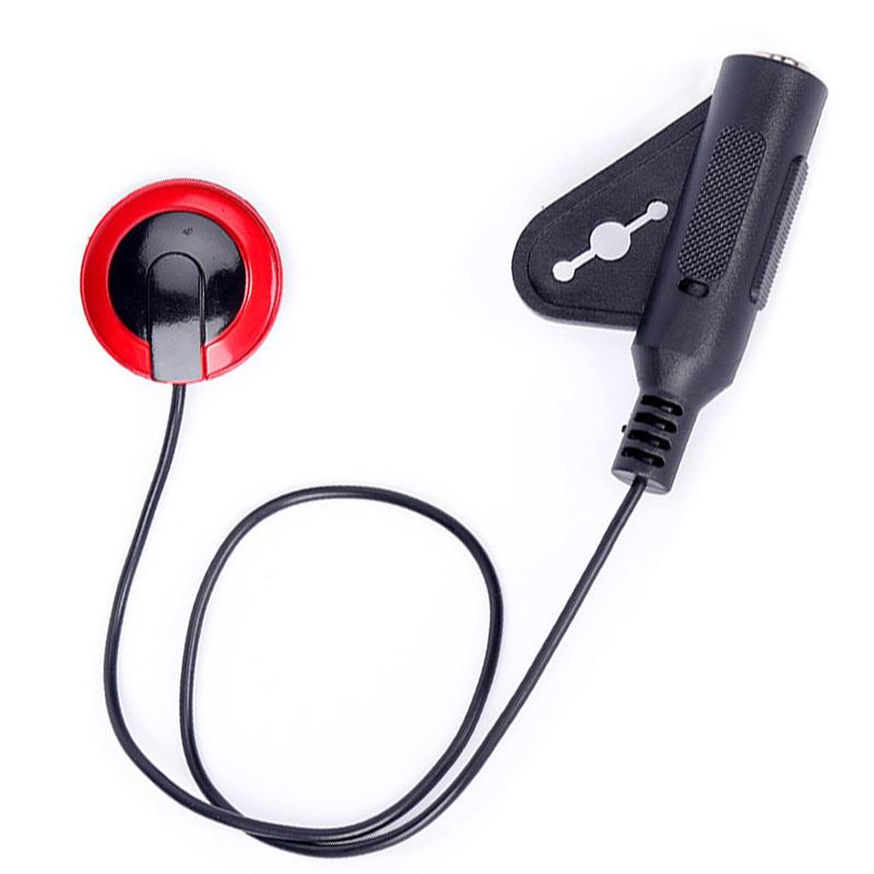 YFFSFDC ギター ピックアップ ピエゾピックアップ 外部音除去 ギター/マンドリン/バイオリン/ウクレレ用 クリップ式 長さブラック マイク1