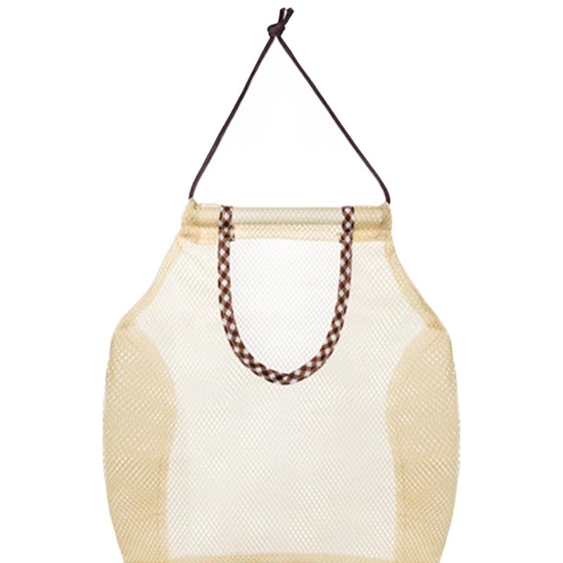 ネットバッグ メッシュ 野菜用 果物用バッグ 壁掛け ショッピング エコ キッチン・バスルームに適した 良好な通気性 折りたたみ可能 吊り下げ式 野菜・果物用ネット のネットストック27.5*2【商品仕様】：サイズは幅30cm×高さ40cm...