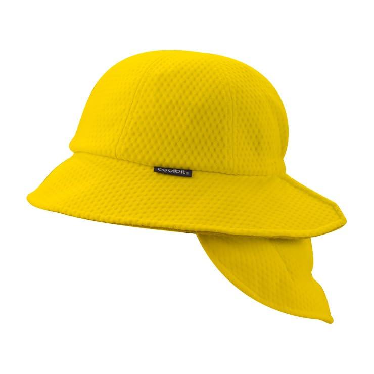 [クールビット] [coolbit] 水だけで 冷える キッズ ハット UV フラップ 子ども 帽子 熱中症対策 冷える帽子 日よけ タレ 日よけ帽子 WR-HT901S頭囲サイズ : 52cmから58cm キッズフリーワンサイズ（ゆったり...