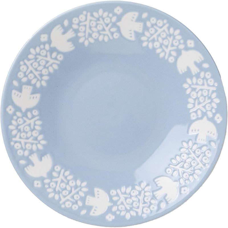 みのる陶器 LINTU(リントゥ) 220プレート アクアサイズ:約Φ22.2×H3.0cm重量:約370g生産国:日本(美濃焼)素材・材質:陶磁器