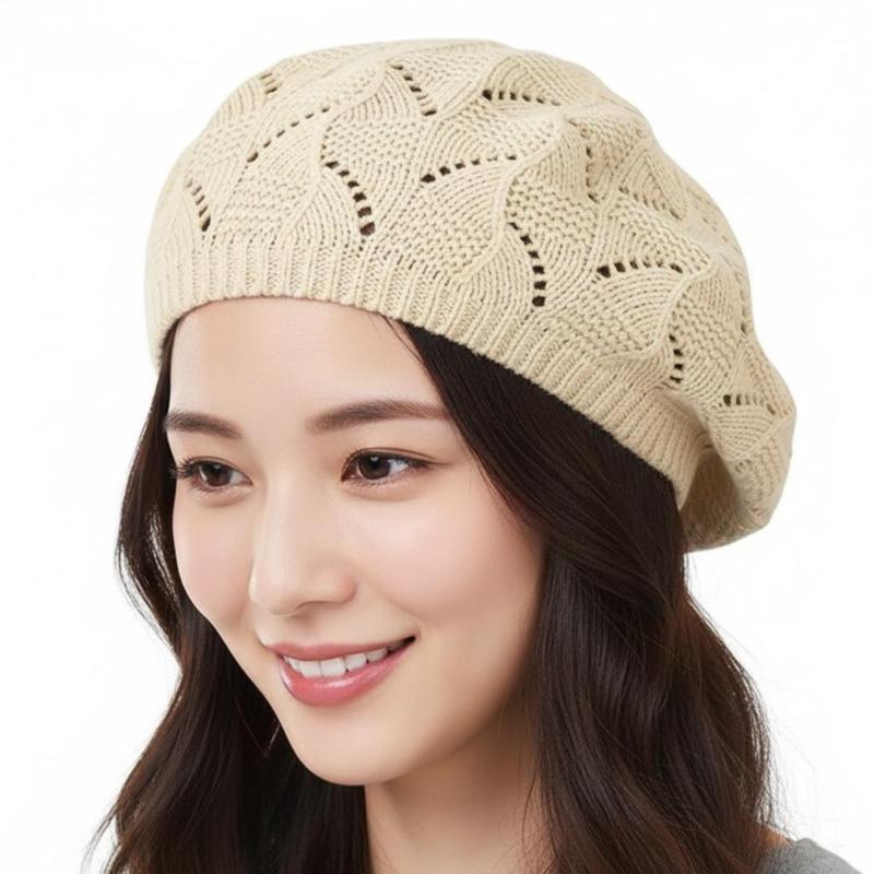 [FARFADET] ニット帽 帽子 レディース 秋 冬 防寒 暖かい 柔らかい 小顔効果 無地 おしゃれ ふんわり 保温 無地 シンプル おしゃれ柔らかなアクリル素材で仕立てたニットベレー帽は、秋冬の装いにぴったり。通気性がありながら暖か...
