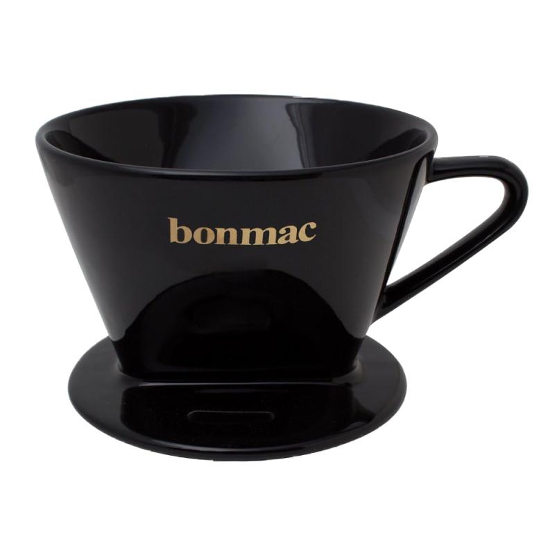 bonmac ボンマック コーヒー ドリッパー メジャースプーン付き 2~4杯用 CD-2B ブラック #813004サイズ:W135×D112×H85mm本体重量:約370g素材・材質:陶器製原産国:日本セット内容・付属品:メジャースプー...