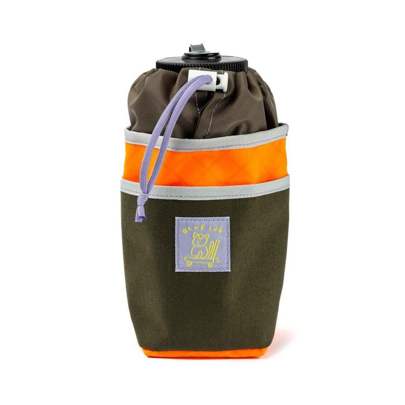 BLUE LUG ブルーラグ stem pouch x-pac ステムポーチ Xパック ドリンクホルダー 小物ポーチ 自転車 ツーリング サイクリング横9cm高さ16.5cm厚み9cm素材：ナイロンボトルは付属いたしません