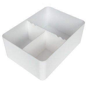 ホルベイン プラスチック角筆洗 足ゴム付・三仕切 231106サイズ:W180×D130×H80(mm)材質:プラスチック備考:足ゴム付・3仕切水彩は水をたっぷり使うため、なるべく大きい筆洗器が必要です。