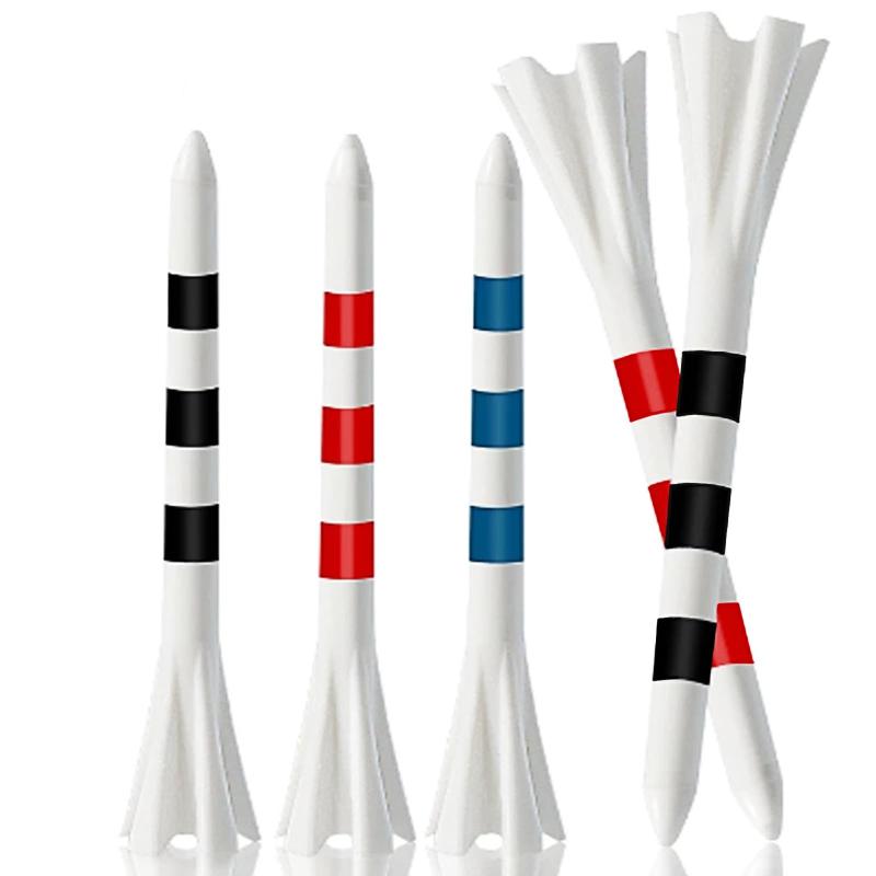 Akkerds ゴルフティー ユニバーサルティーライン ボールが乗せやすい 高耐久プラスチックティー 12本入ティーの長さ:70mm入り数:12本入(赤のライン4本/青のライン4本/黒のライン4本素材:ポリエチレン幅13mmの大きめカップな...