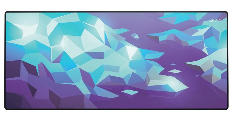 Xtrfy GP5 Litus Blue XL マウスパッド920 x 400 x 3mm。高速布の表面。滑り止めゴムベース。ステッチエッジ洗濯機洗い可。