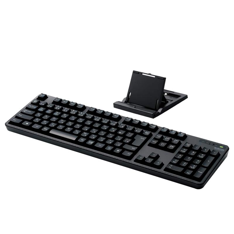 エレコム Bluetooth フルキーボード テンキー付 メンブレン式 スタンド付 マルチペアリング対応 iPad Surface ブラック TK-FBM112BK詳しくは「商品の仕様」「商品の説明」をご確認ください。タイピングしやすい、J...