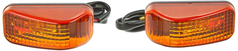 キジマ(Kijima) カウルタイプウインカーランプ KW01 69x29x32mm 汎用 アンバー 2個入り 219-5142汎用直接カウルに取り付け両面テープ貼り付けタイプ2個セット