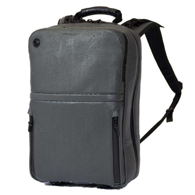 雨にも強い 防水 本革 メンズ ビジネス リュック バックパック 大容量 出張 旅行 にも便利。多機能 おしゃれ pcバック BROSKI HUB5 ブロスキーアンドサプライ BBOM-982【大容量ゆったりサイズ】 全体サイズ幅：28cm...
