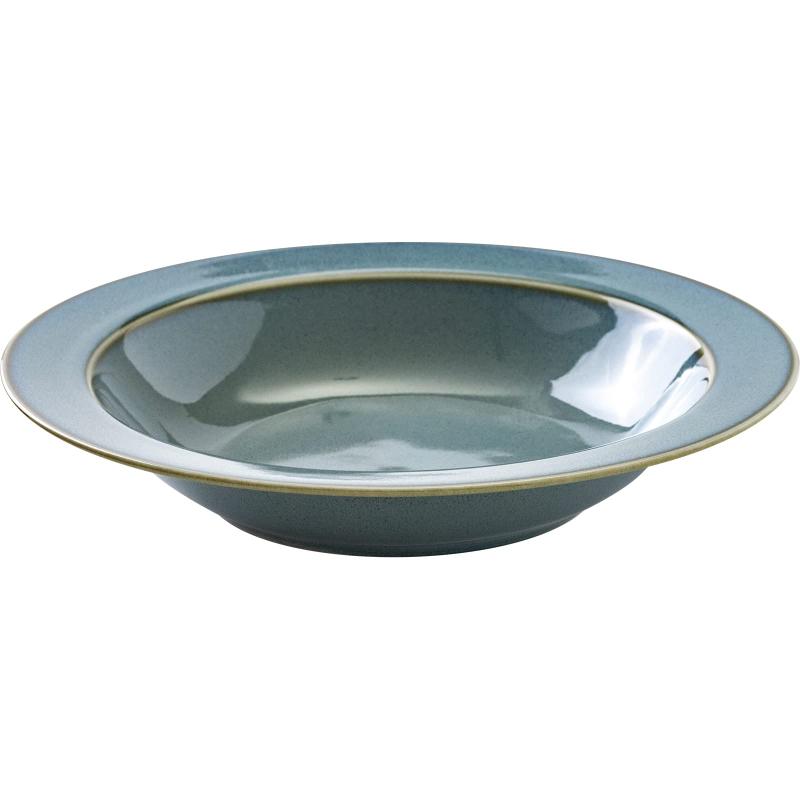 みのる陶器(Minorutouki) 美濃焼 MAMANI(ママニ) 210リムディーププレート グリーンサイズ:φ21.3×H4cm本体重量:358g生産国:日本(美濃焼)素材・材質:磁器