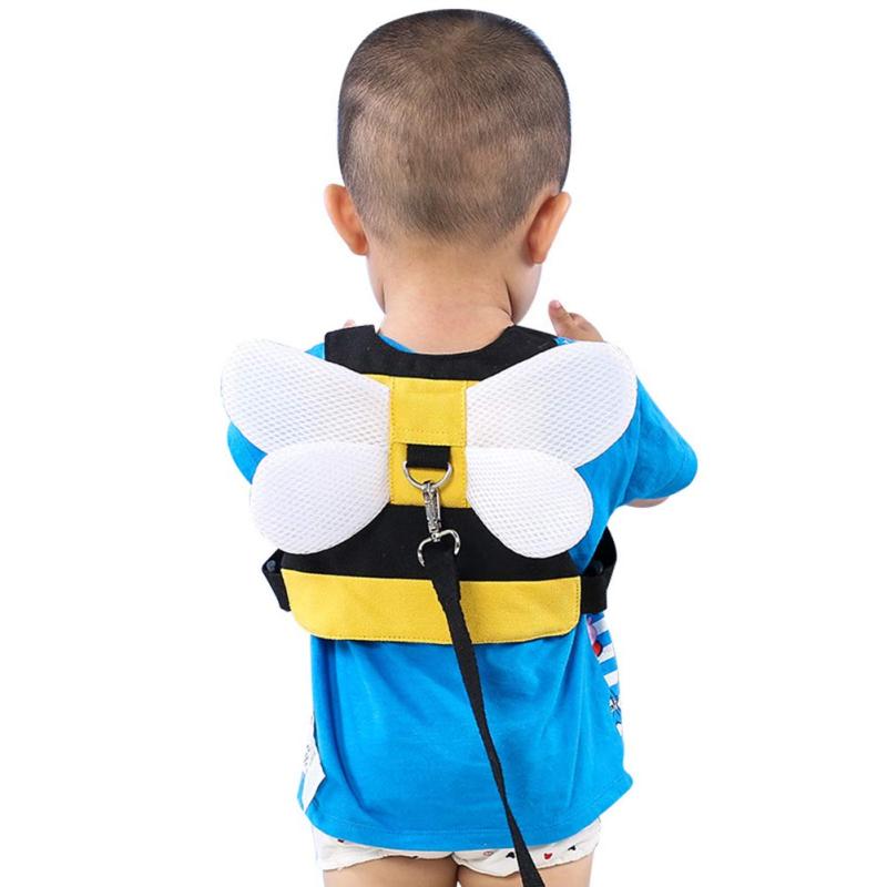 Suerba 迷子防止ひも リード付き 赤ちゃん ベビー 迷子紐 ハーネス ぬいぐるみ 可愛い (ハチ)予測不可能なお子様の突発的な行動に大活躍のアイテム急な事故や迷子からお子様を安全＆安心に守るかわいいハチの羽付きハーネス。お子様が好きな...