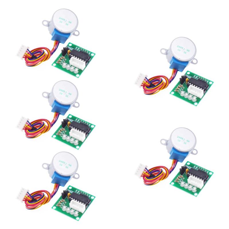 5sets ULN2003 Stepper Motor Drive Board with 28BYJ-48 Stepper motor5sets ULN2003 Stepper Motor Drive Board with 28BYJ-48...