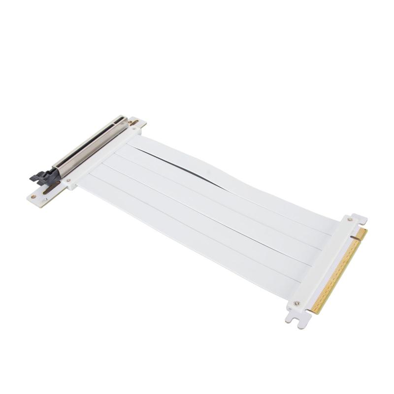 PCIE4.0 X16 ライザーケーブル、柔軟な 128Gbps 90° 高速 GPU 延長ケーブル PCI Express Gen4 グラフィックスカード延長ケーブル、 4090、RX 7900 XT 用 (30cm)アプリケーション: ...