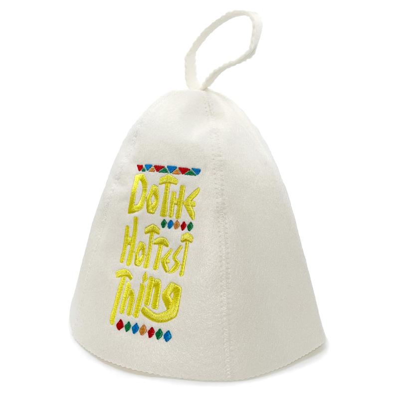 DO THE HOTTEST THING サウナハット ホワイト 白 ウールフェルト 洗える sauna サウナ帽子 サ活 男女兼用 グッズ メンズ レディース 46.0 cm✅【素材】素材は定番のウールフェルト素材で長時間快適にサウナを楽...