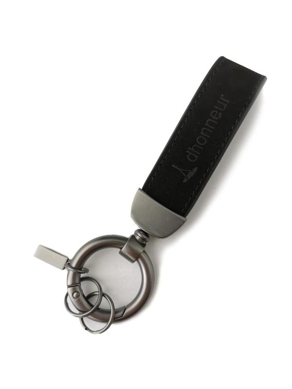 [dhonneur] キーホルダー 本革 レザー キーリング メンズ