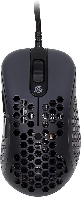 Gwolves Skoll 超軽量 ハニカムデザイン 有線ゲーミングマウス。