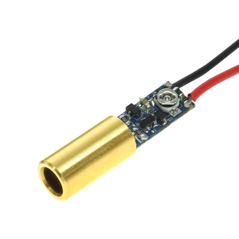 Quarton レーザーモジュール VLM-520-74 LPT (グリーンドットレーザー, 3V~6V) 波長：520 nm,クラス2, 広い使用温度範囲：-20℃～+60℃非DPSS緑色点レーザーモジュール、スポットサイズなので点が小さ...