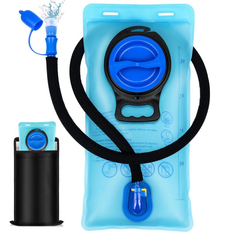 TUDEQU TPU 2L ハイドレーションブラダー｜漏れ防止｜断熱スリーブ付き（特典）｜氷水を冷たいままキープ｜登山・サイクリング用ハイドレーションバッグ🎁 漏れ防止＆ギアを濡らさない設計 2Lハイドレーション 2lには、...