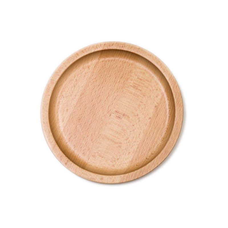 k-uning 木製トレー 丸形 木の食器 お盆 シンプルナチュラルキッチン用品 うちカフェ…