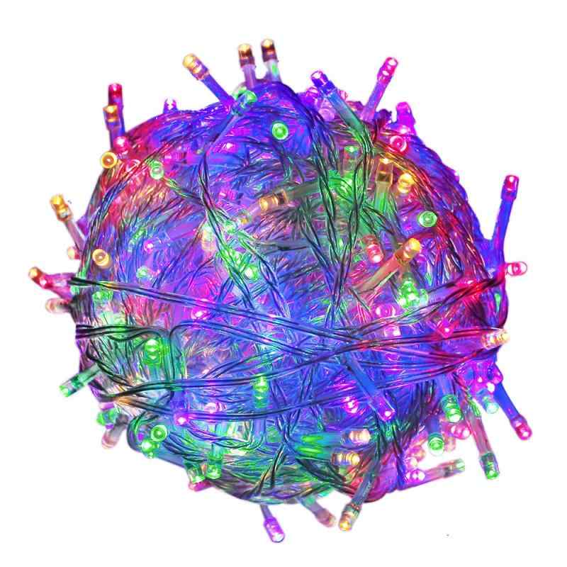 RPGT LED 100/200/500/1000 球 ートル透明ワイヤ クリスマスツリーイルミネーションライト 8つのモードがあり、クリスマスパーティー、屋外配置、結婚式の配置、屋内装飾などに用いられます