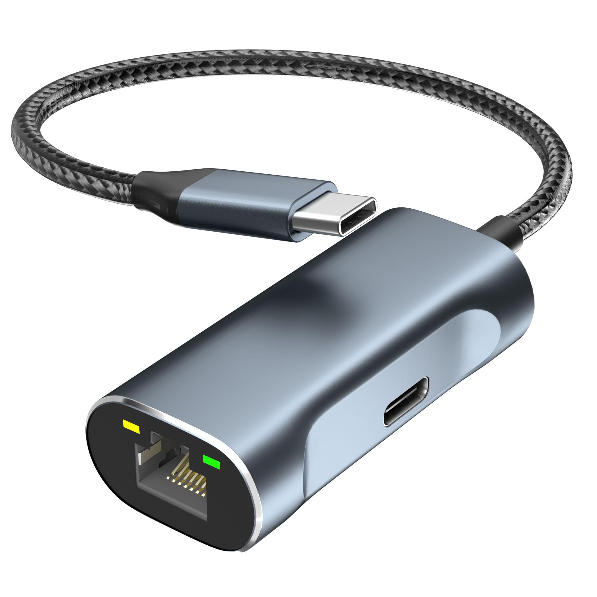 USB C LAN変換アダプター 有線LANアダプター USB C LAN変換アダプター 超高速通信 有線LANアダプター イーサネットアダプタ USB-C to RJ45 ギガビットイーサネットType-C LANイーサネットコンバータ