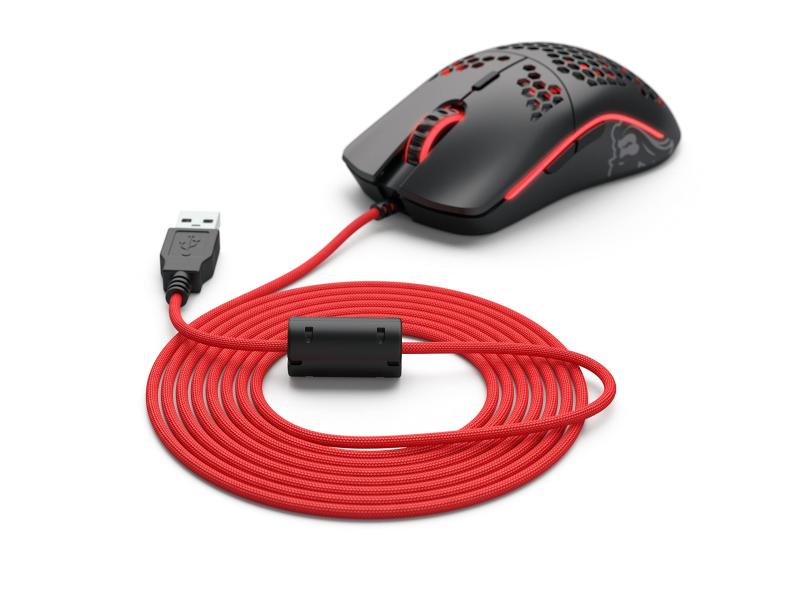 Glorious Ascended Cable V2 Crimson Red Model O/O-/D/D- 用アセンデッドコード交換キット G-ASC-RED MS613高品質素材。