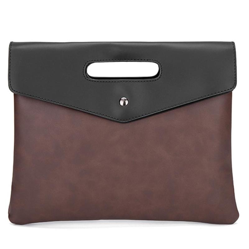 [Sotine] クラッチバッグ メンズ セカンドバッグ アンティーク風 PUレザー 手持ちバック バッグ 結婚式 封筒型 パーティー 軽量 メンズポーチ上品なレザー調の質感とスタイリッシュなデザインのクラッチバッグです。大人のクラッチバッ...