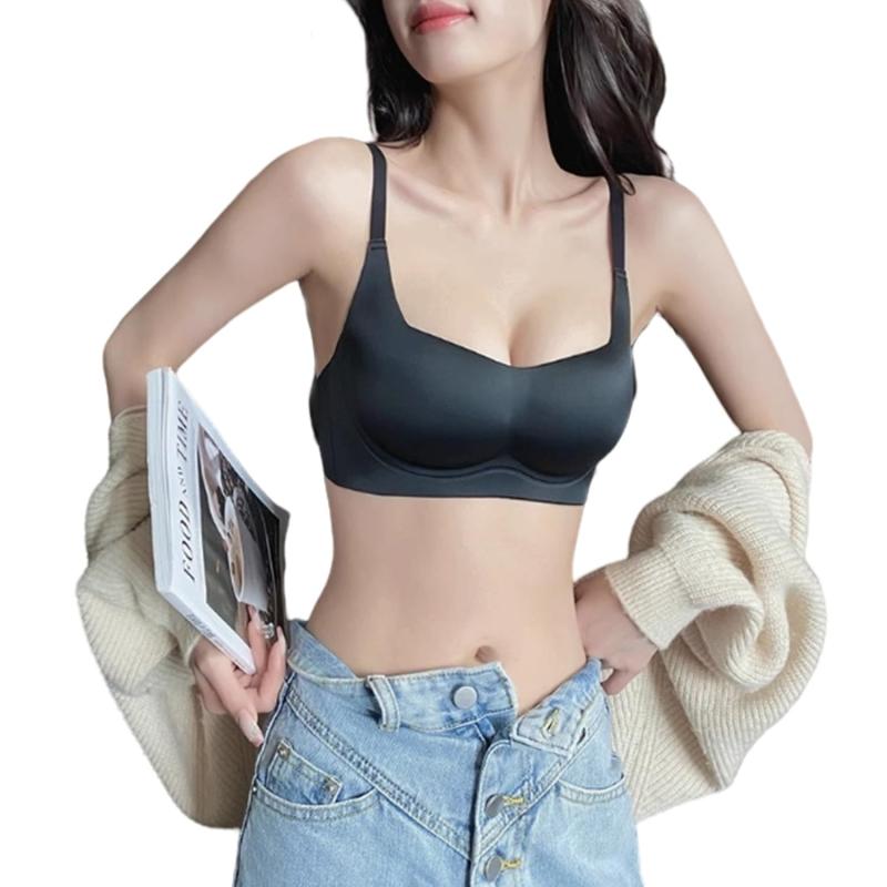 [SophroniaTerri] 下着専門店 ブラジャー ノンワイヤーブラ シームレス 超柔らかい 締め付け感ゼロ ナイトブラ 盛れる 谷間メイク バストアップ 脇高 スポーツブラ 美乳ブラ 冷感 軽量 夏 薄手 【高い柔軟性と耐久性】この...