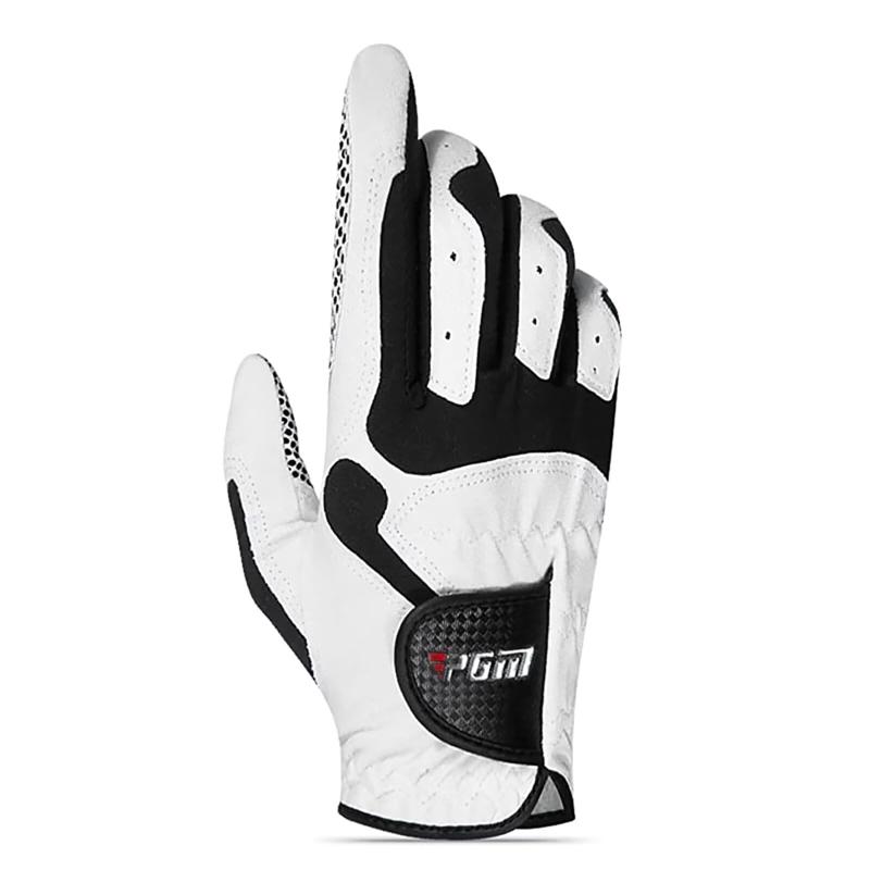 SunGoddy ゴルフグローブ 手袋 メンズ 1個左手用 滑り止め 柔らかい ゴルフ用 繊維布 フィット感 ゴルフボール マジックテープ 3Dカット汗防止 多機能 水洗い可