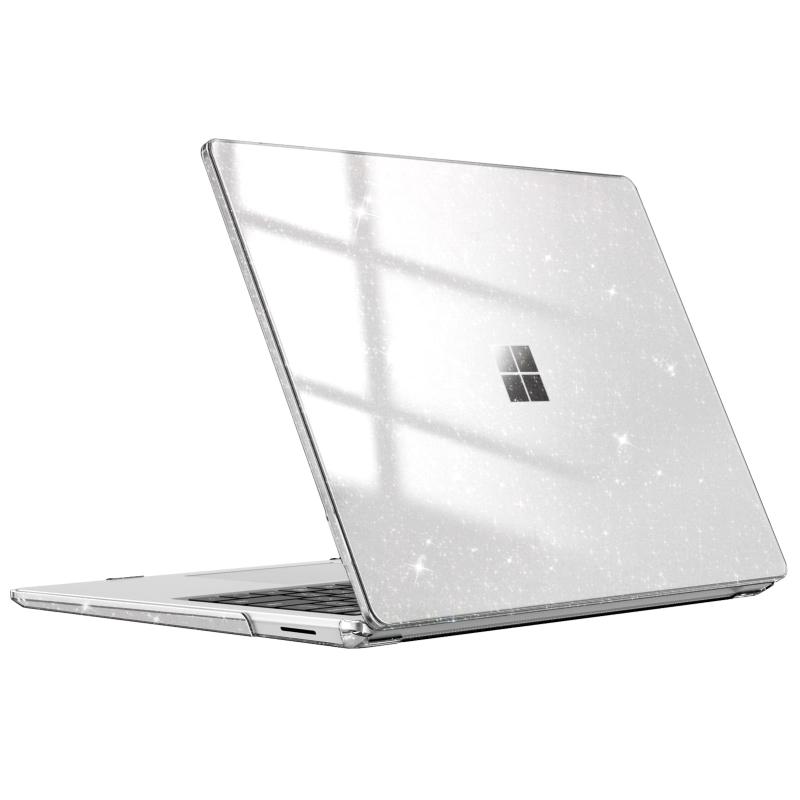 Fintie for Microsoft Surface Laptop 5 / 4 / 3 ケース 2022/2021/2019 保護ケース メタルキーボード搭載 13.5インチ PC 薄型 軽量 耐衝撃性 傷防止 排熱口設計 透明 おしゃ...