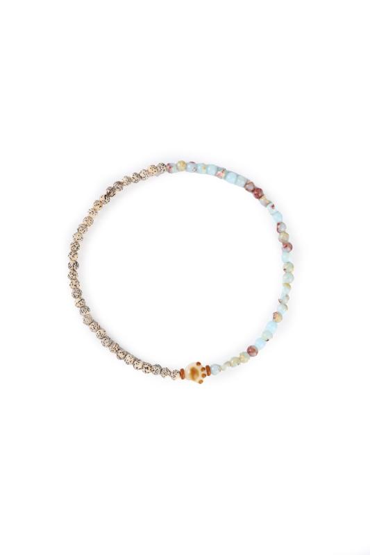 BSSODWOD レディース数珠ブレスレット、星月菩提と寿山石を使用、手作り、66個の6ミリビーズ、チェーン長38センチ、伸縮性弾力仕様、ダブルラウンド巻き付けデザイン。瞑想・祈願・運気ア星月菩提×寿山石天然素材＆職人手作り 星月菩提と寿山...