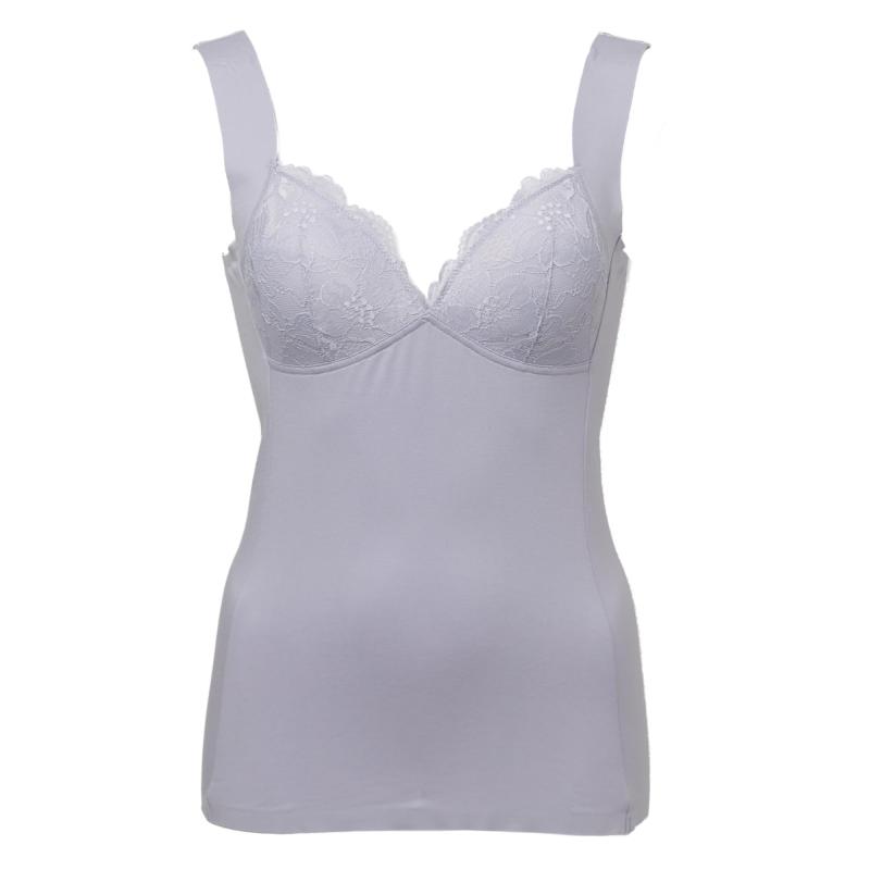 [アツギ] [肌包み] うらうら やわらかカップ付きインナー 47631シームレスカップタグレス(洗濯表示直接プリント)襟ぐり、袖ぐり接着フラット仕様しめつけない