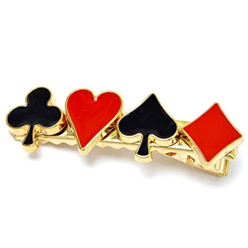 [パリスキッズ] カラフル トランプ モチーフ ヘアクリップ