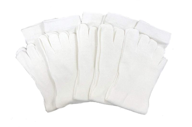 [PAX ASIAN] （日本製の技) 5本指 ソックス カカト無し フリーサイズ 男女兼用 (24〜28cm) 5足組1、生産国：日本（日本で企画、日本で生産、がんばれニッポン）2、土踏まずサポーター付き,カカト無しで、左右、サイズ、フリ...