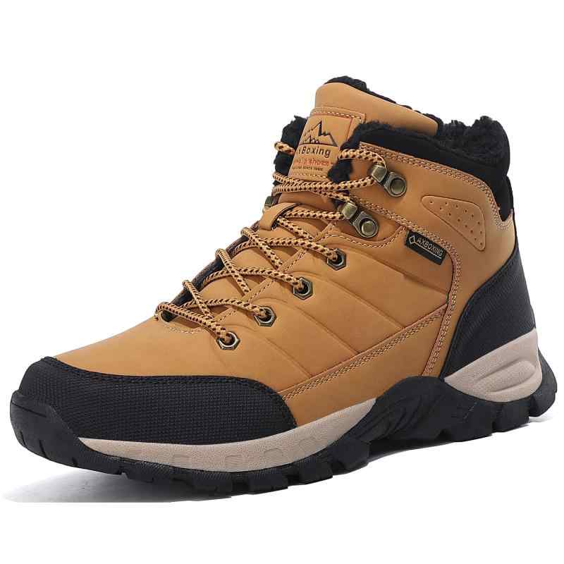 ARRIGO BELLO スノーブーツメンズ防寒靴ウィンターダウンコートブーツ登山スニーカーハイキングアウトドア冬シューズ26-29.5CM