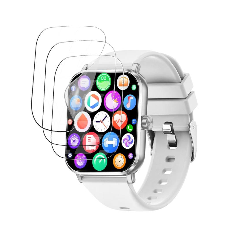 対応 KAKA TK19 スマートウォッチ 1.83インチ 保護フィルム 高い透明度 水や油に 強い 飛散防止 薄型 指紋防止 反射低減 TPU製柔軟フィルム【3枚入り】【対応機種】対応 KAKA TK19 フィルム。ご購入の際は、機種イン...
