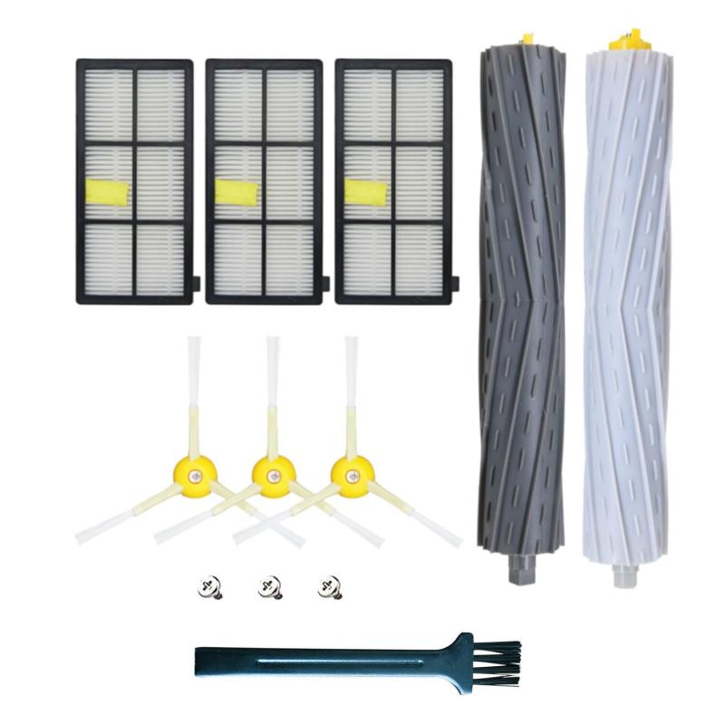 KIOMOKI 消耗品セット for ルンバパーツ 800 900シリーズと互換性のある消耗品セット ロボット掃除機交換用 パーツキット 850 860 861 866 870 880 890 900 Series 960 980 981 ...